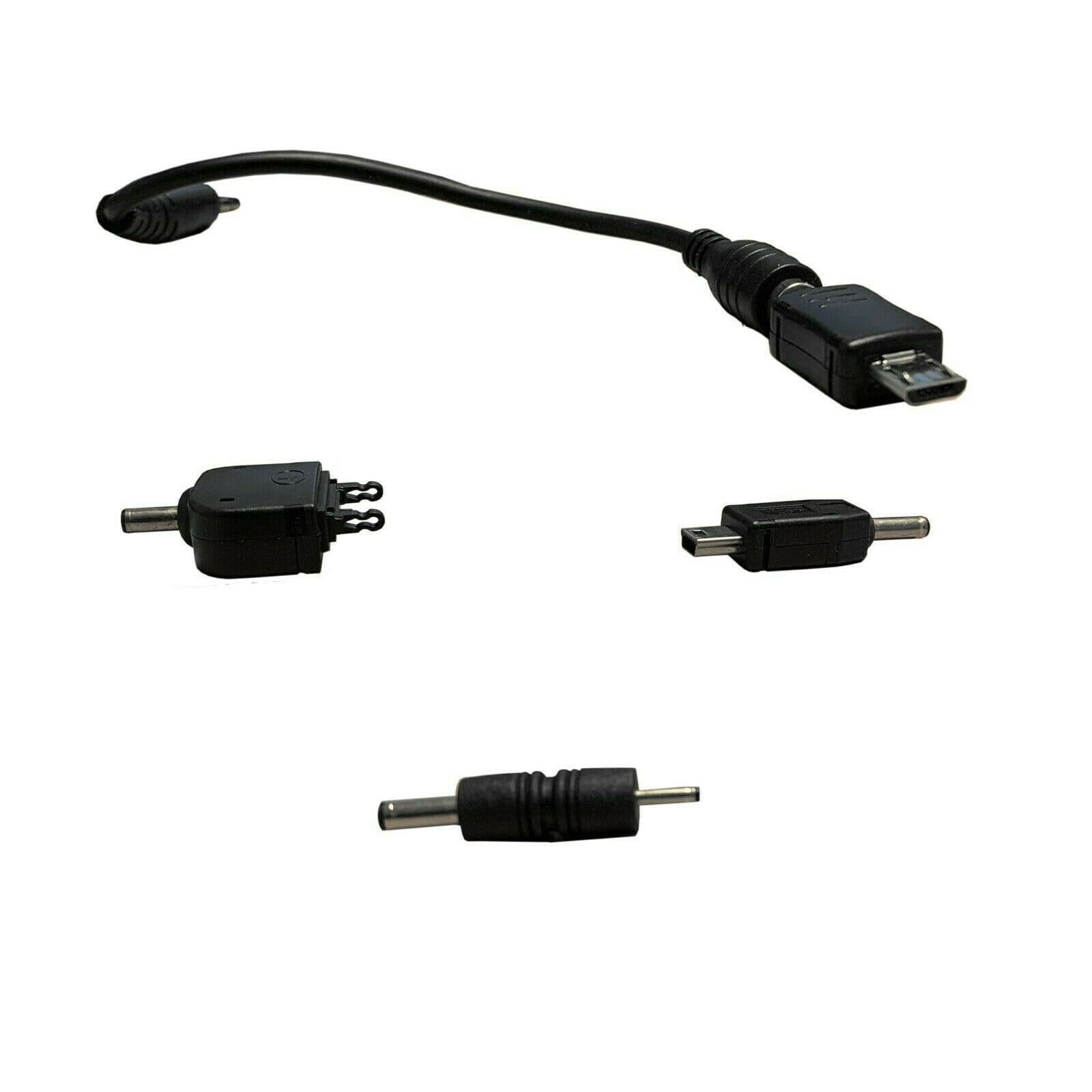 2 x PORTABLE BATTERY MOBILE PHONE CHARGER with MULTIPLE CONNECTORS ...