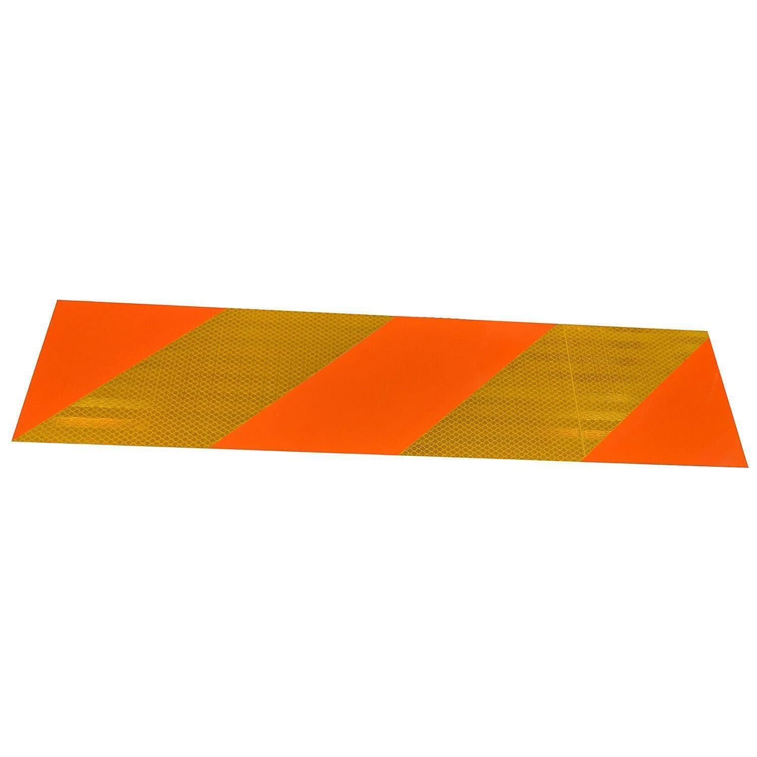 2 x TRUCK TRAILER ALUMINIUM REAR MARKER BOARD CHEVRON 140mm x 562mm L034