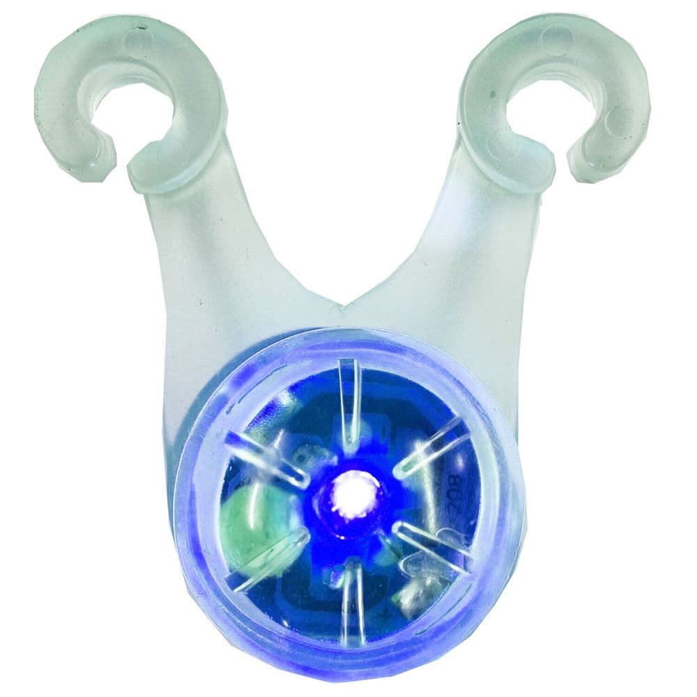 2 x V BICYCLE SPOKE LIGHT - BLUE bike wheel mountain