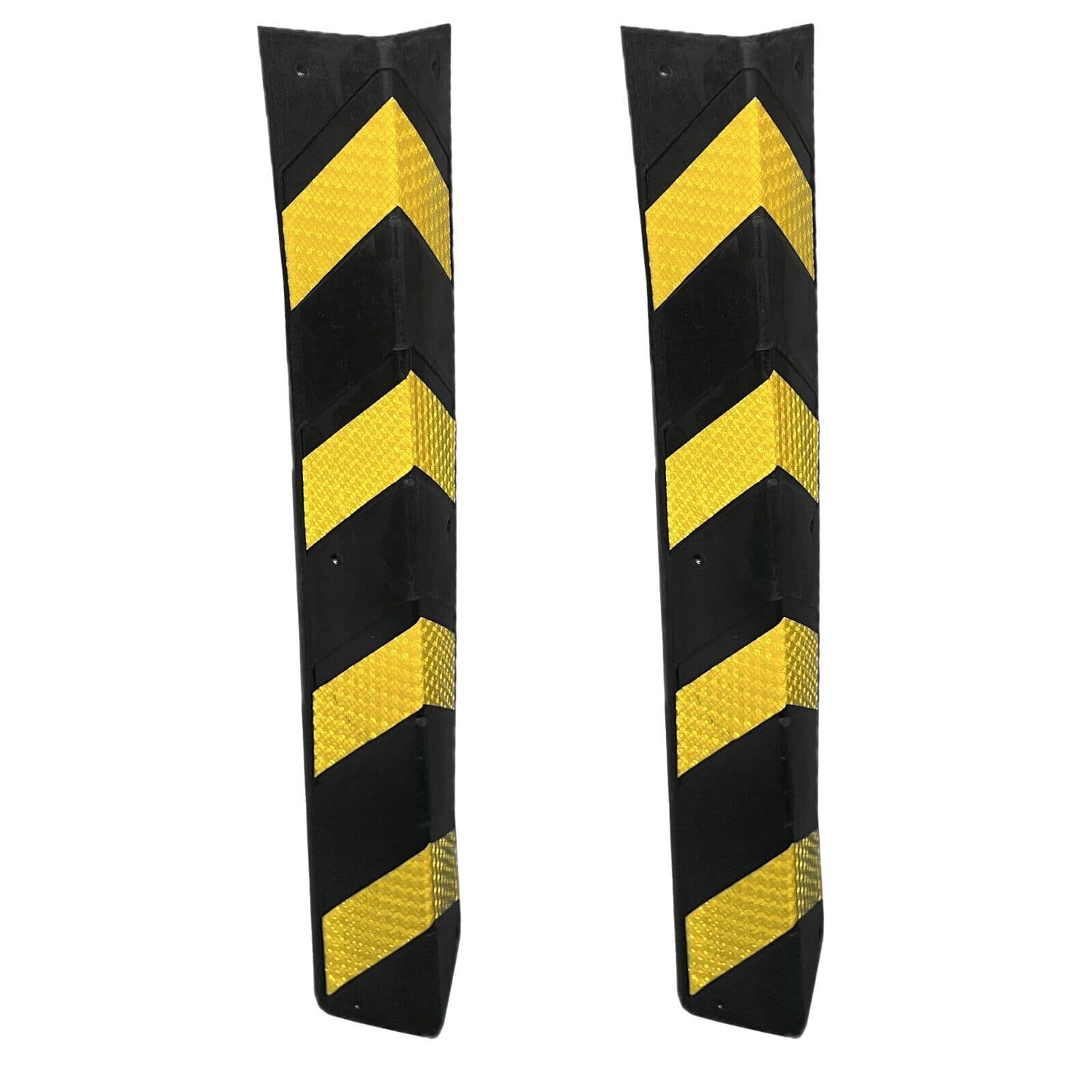 2 x Wall Edge Corner Protector Reflective Car Garage Door Bumper Guard ...