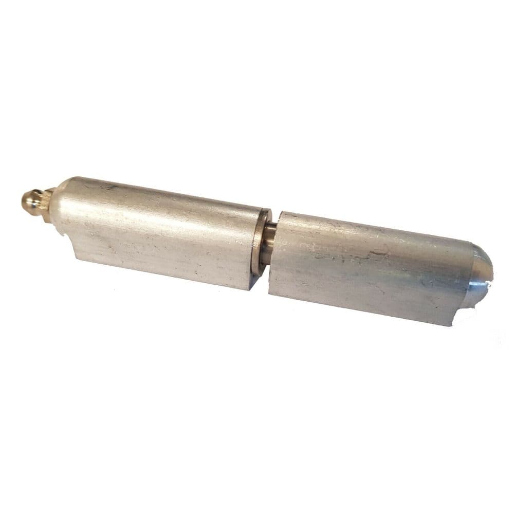 2 x100mm WELD ON ALUMINIUM BULLET HINGE GREASE FUNCTION ASP100G/F gate door