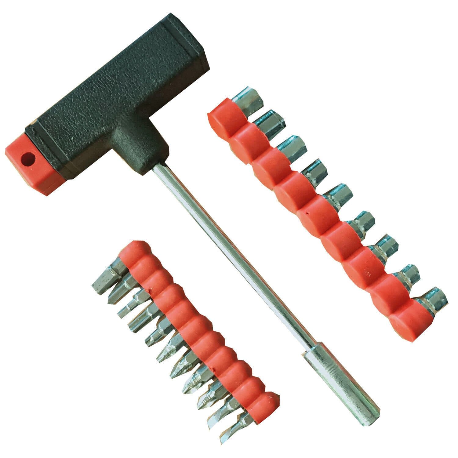 20 piece SCREWDRIVER T HANDLE SET multiple types of heads diy tool