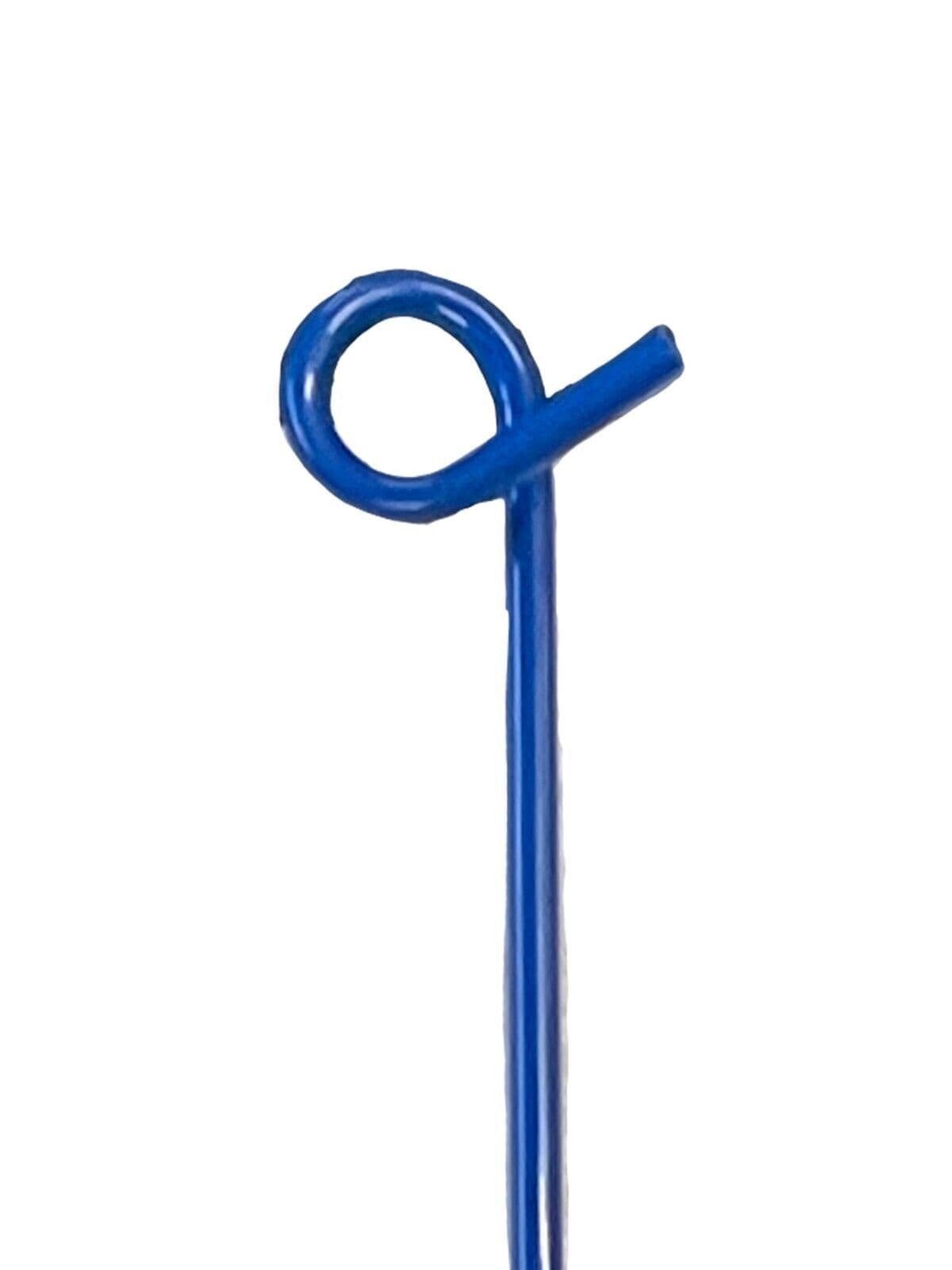 20 x ELECTRIC FENCE PIGTAIL POSTS 3FT - Blue Poly wire horse farm ...