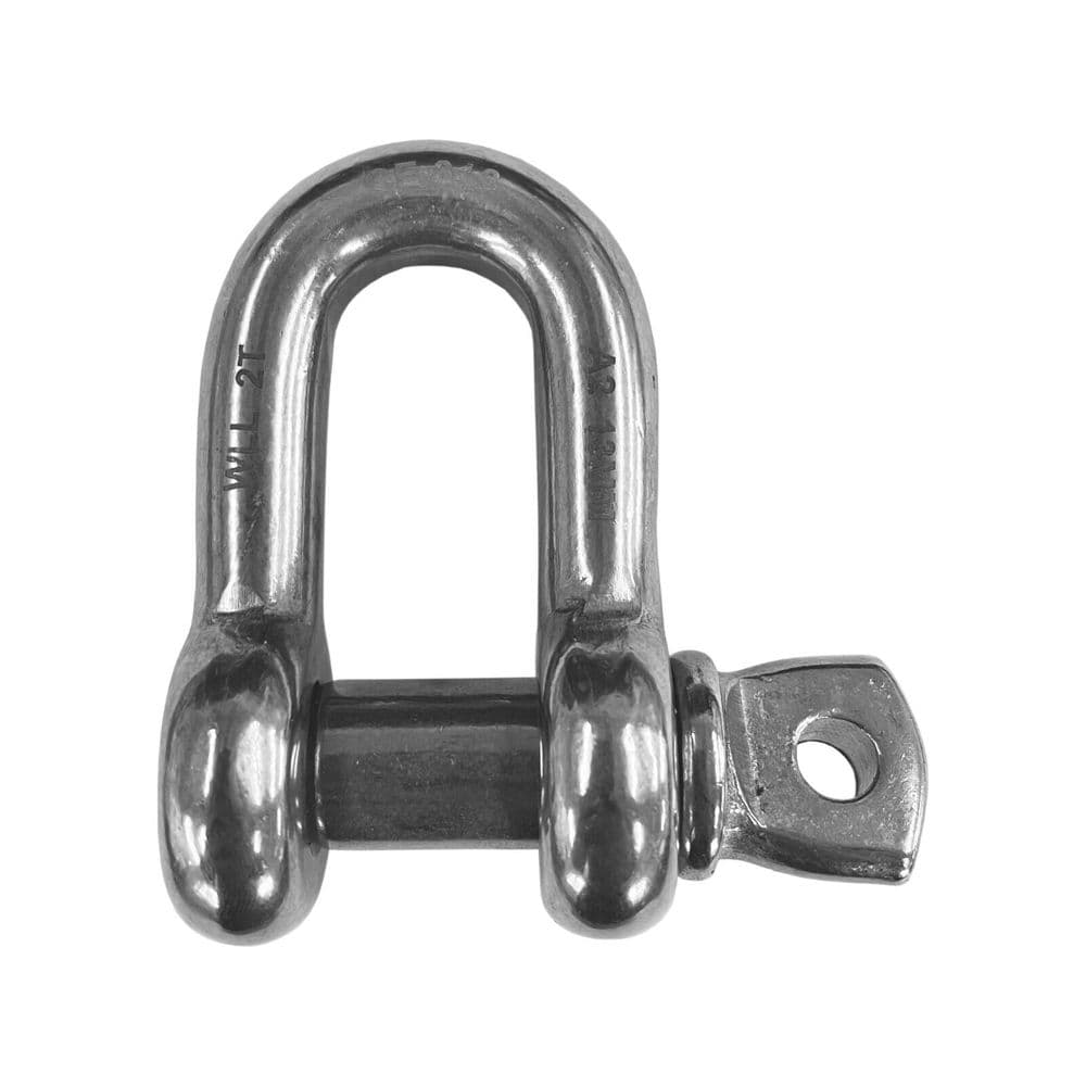 22mm x 26mm STAINLESS STEEL LOAD RATED DEE SHACKLE x 5 TONNE marine ...