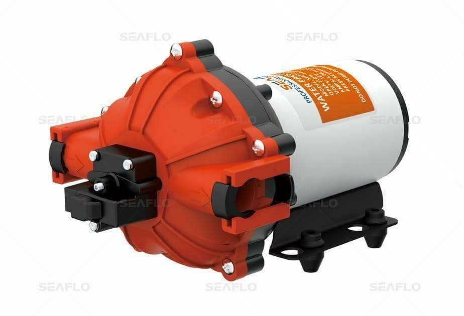 24v FRESH WATER DIAPHRAGM PUMP 15lpm 60PSI marine RV yacht boat caravan ...