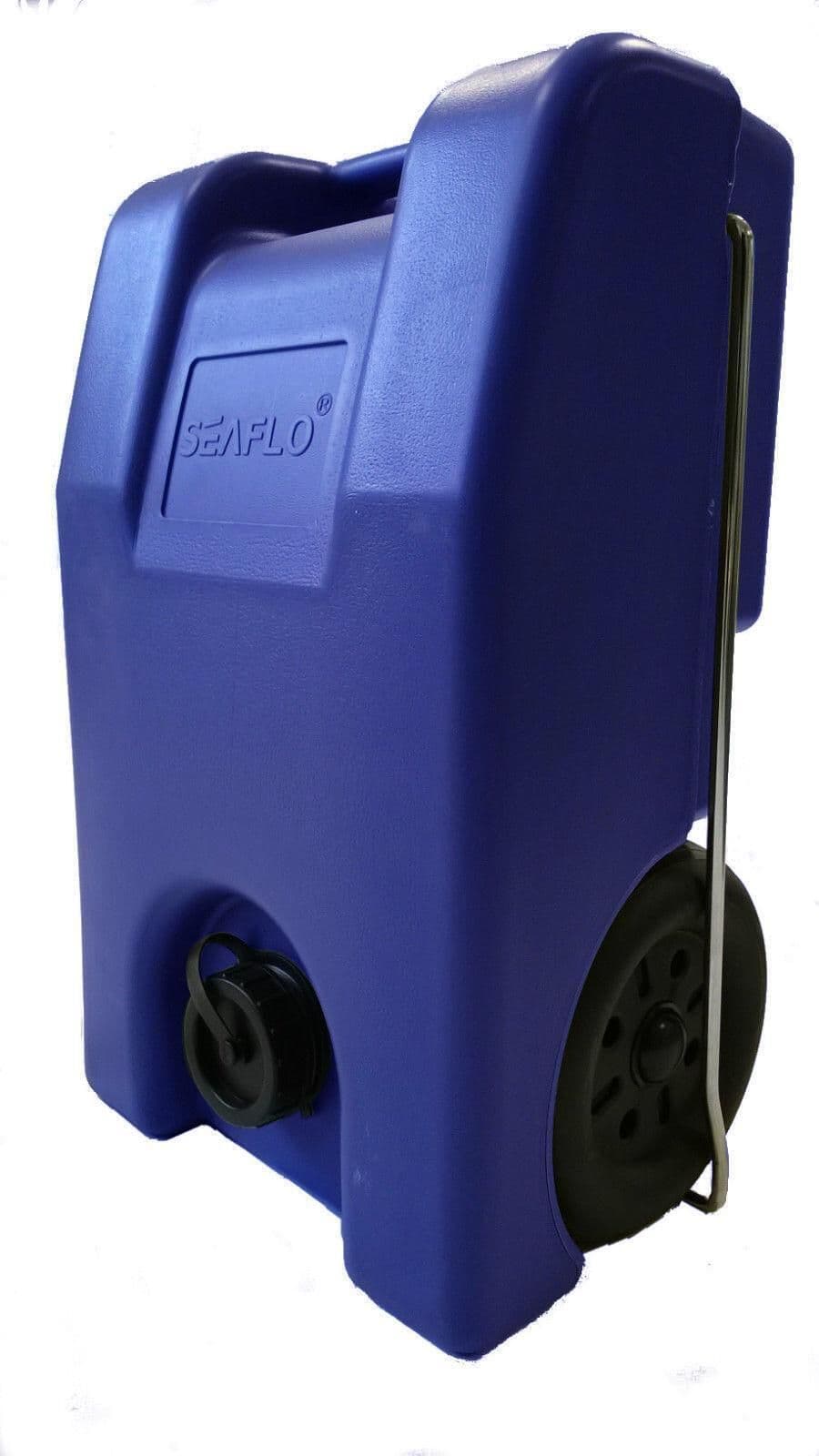 25 LITRE FRESH WATER CARRIER with FOLDING HANDLE CARAVAN MOTORHOME ROLL ...