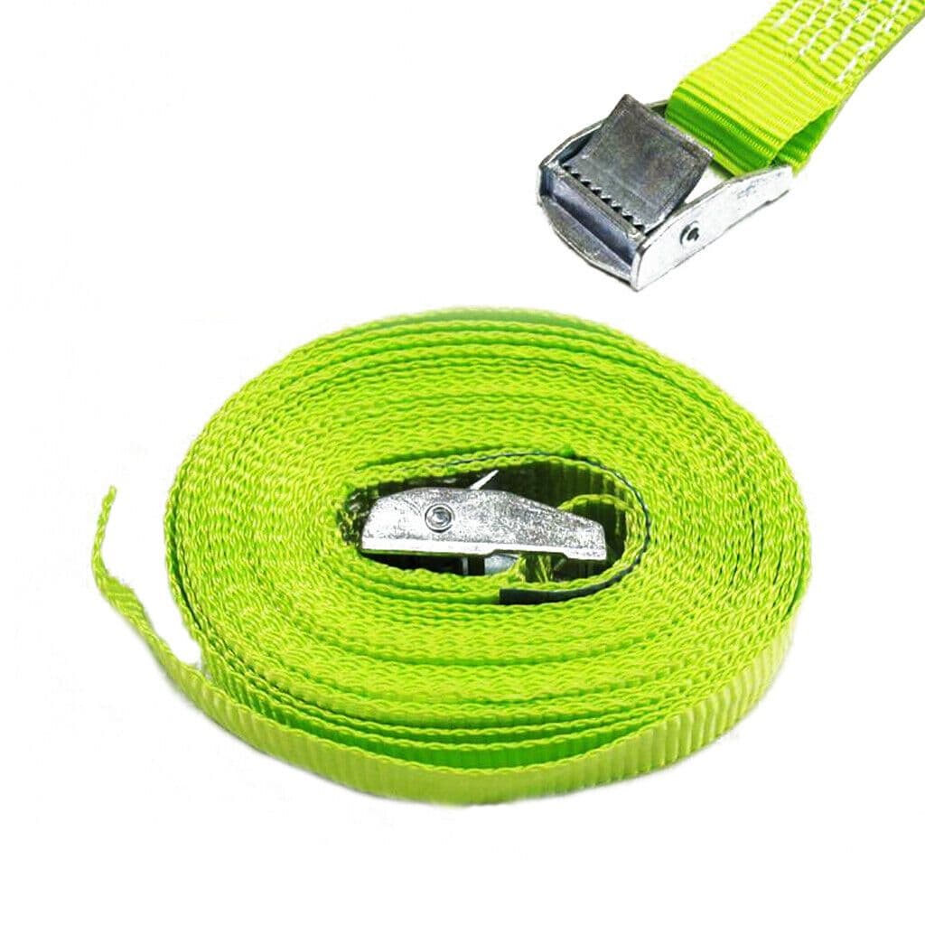 25 x 5 metre x 450kg HIGH VISIBILITY CAMBUCKLE TIE DOWN STRAPS trailer boat