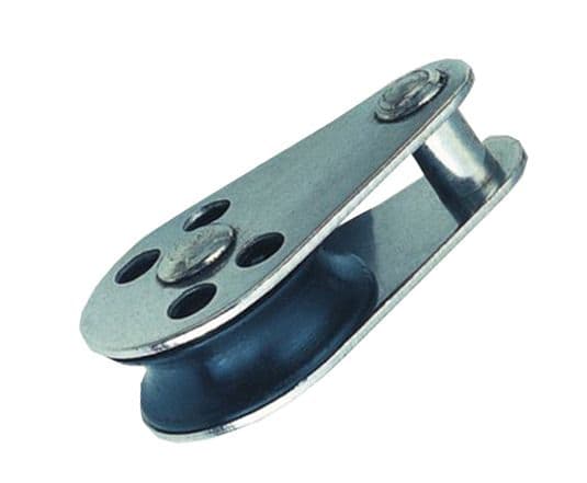 25mm STAINLESS STEEL MARINE PULLEY BLOCK with NYLON SHEAVE & PIN yacht deck