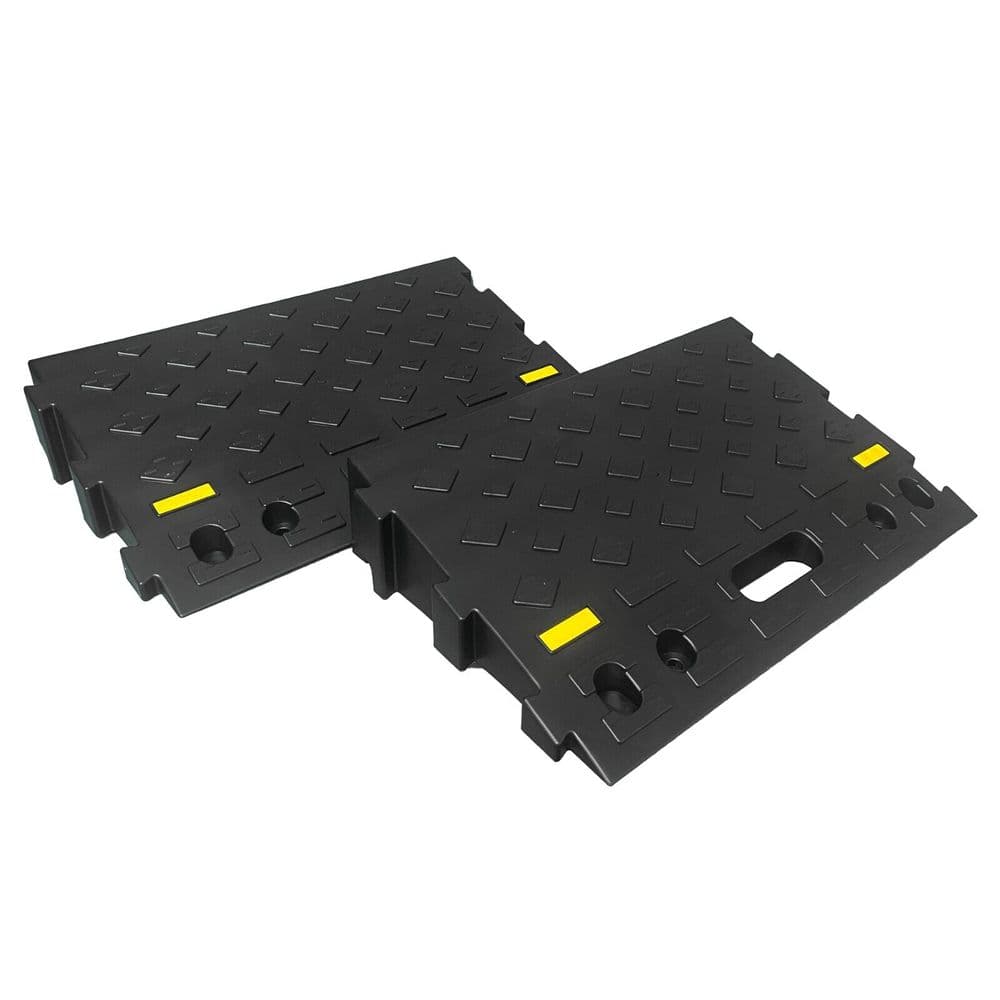 2x Kerb Ramps Heavy Duty Mobility Access Wheelchair Ramp Car Curb ...