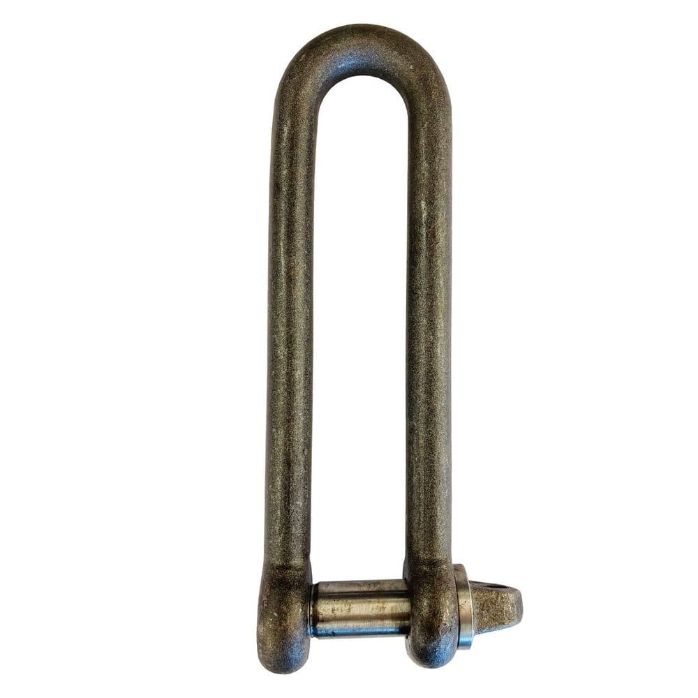 3 Ton PILING SHACKLE - HIGH TENSILE LONG BODY DEE - SCREW PIN lifting ...