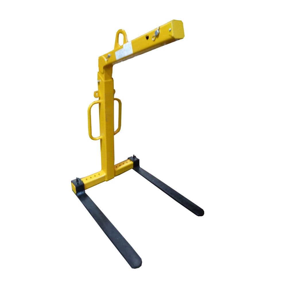 3 Tonne 3000kgs SELF ADJUSTING - BALANCING CRANE FORK pallet forks