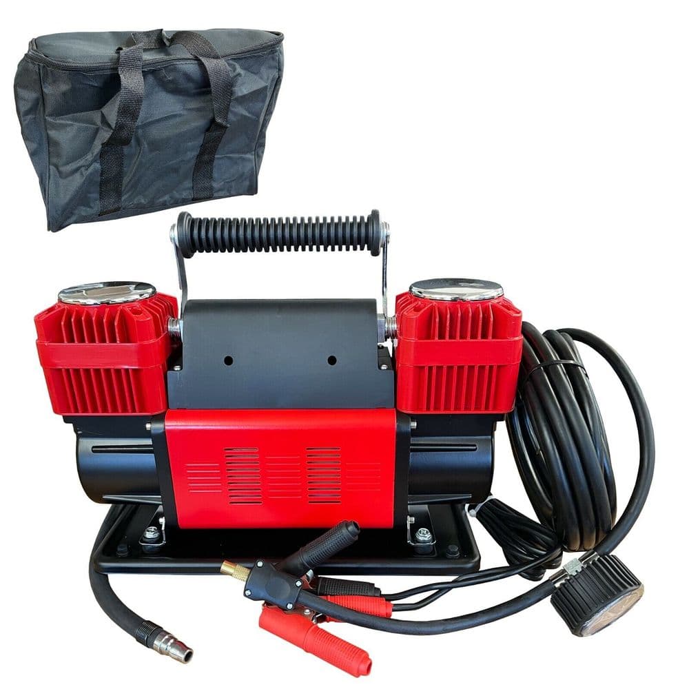 300L/Min 150PSI x 90A Off Road Air Compressor 12v with Bag 4WD 4 x 4 ...