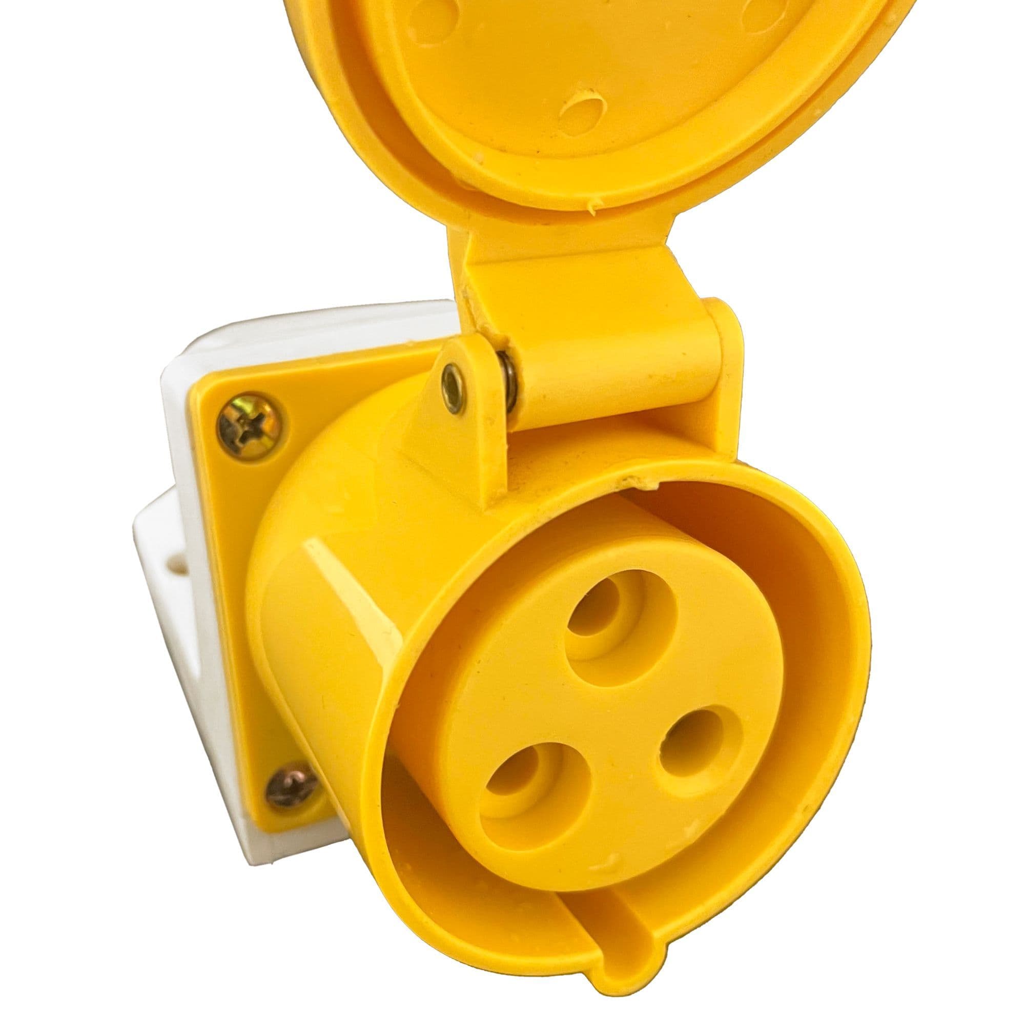 32 amp Socket Surface Mounted 110V Waterproof Mains Hook Up 3 Pin ...