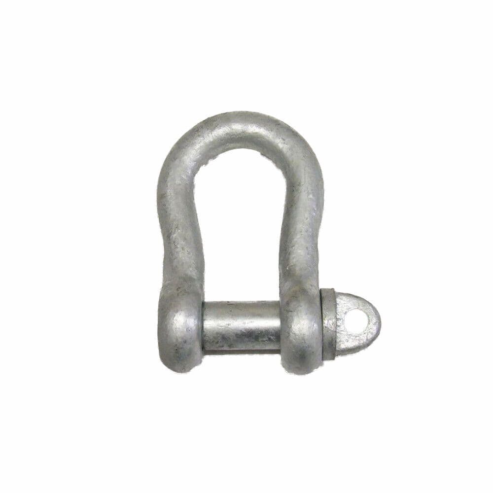 4 TON GALVANISED SMALL BOW SHACKLE BS3032 with SCREW PIN lifting towing ...