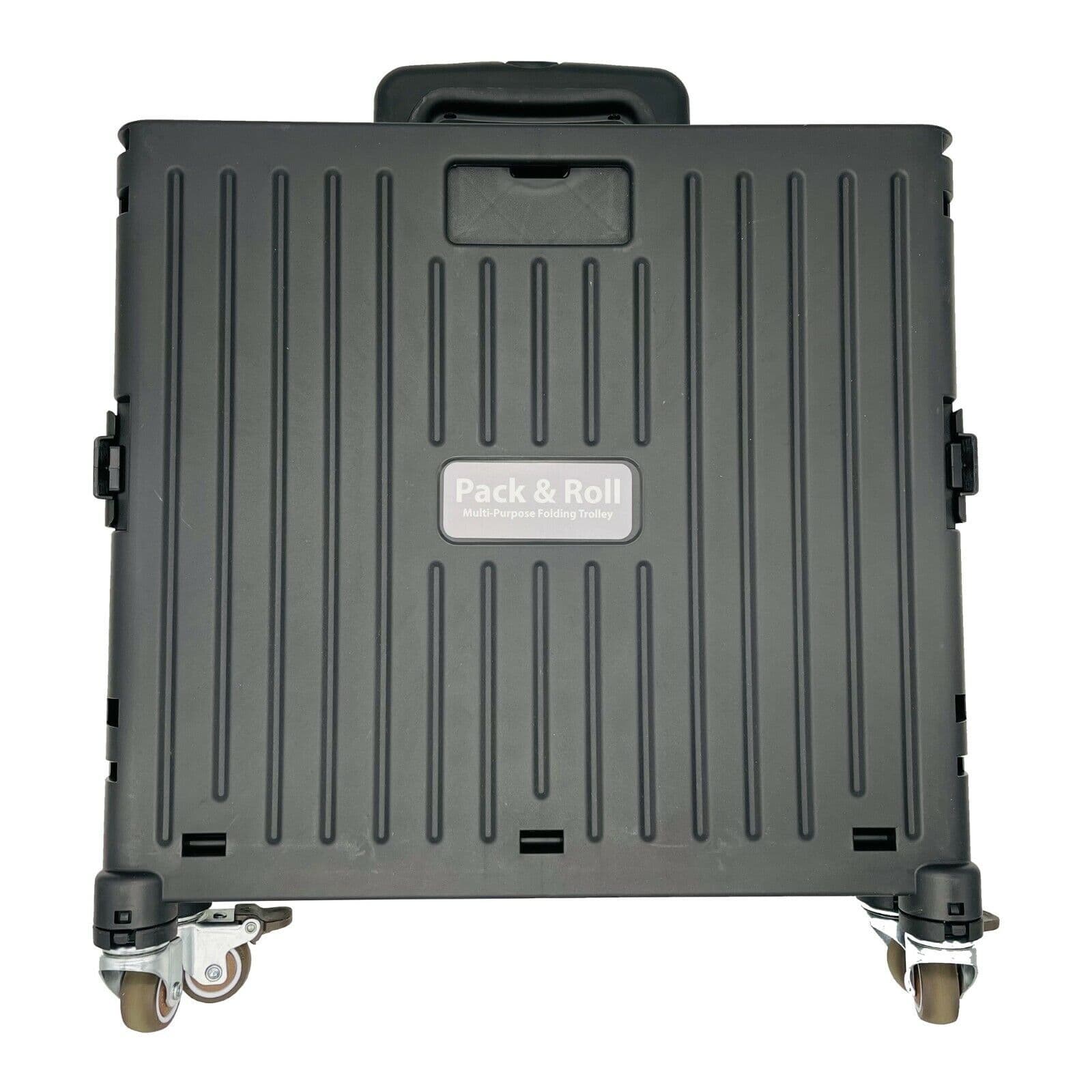 4 wheel 2022 model FOLDING TROLLEY CART with LID 35kgs pack and roll ...