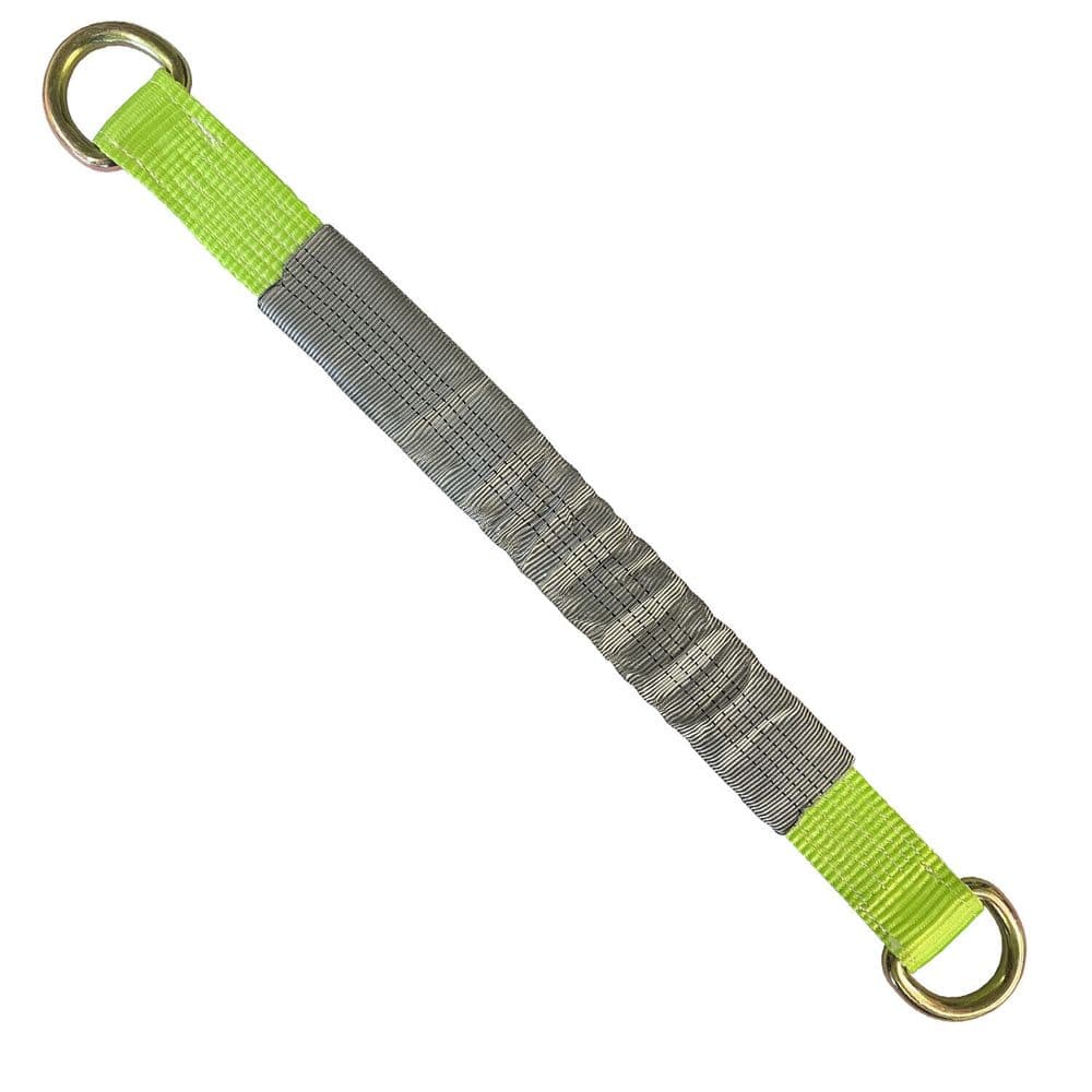 4 x 4 RECOVERY WINCH AXLE HI-VIS TOWING TOW STRAP x 60cm long DEE LINKS 4WD