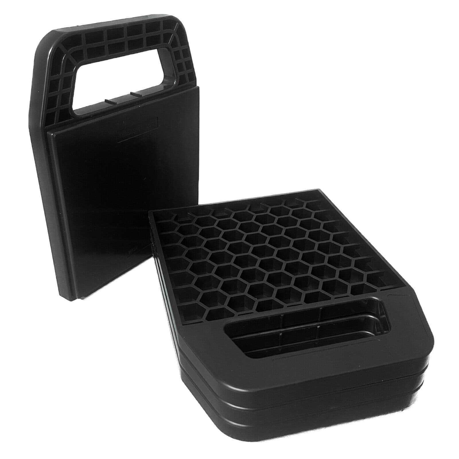 4 x Caravan Jack Pads Stacking Stabiliser Support Feet Plate Square RV ...