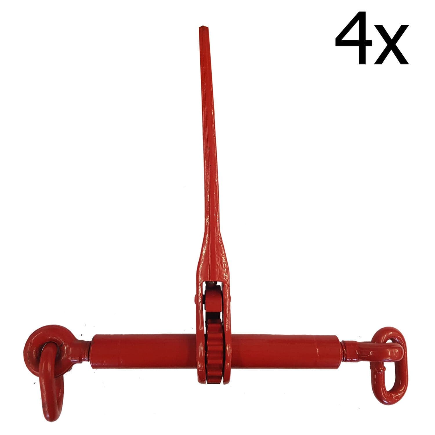 4 x DROP FORGED RATCHET LOADBINDER tensioning tie down chain trailer ...