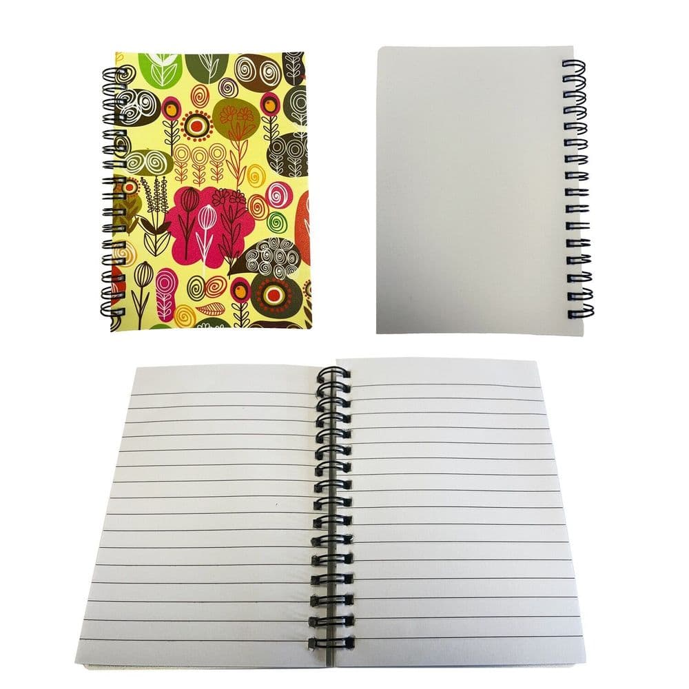 4 x RULED NOTEBOOKS LINED NOTE PAD WRITING LIST PAPER A6 office school ...
