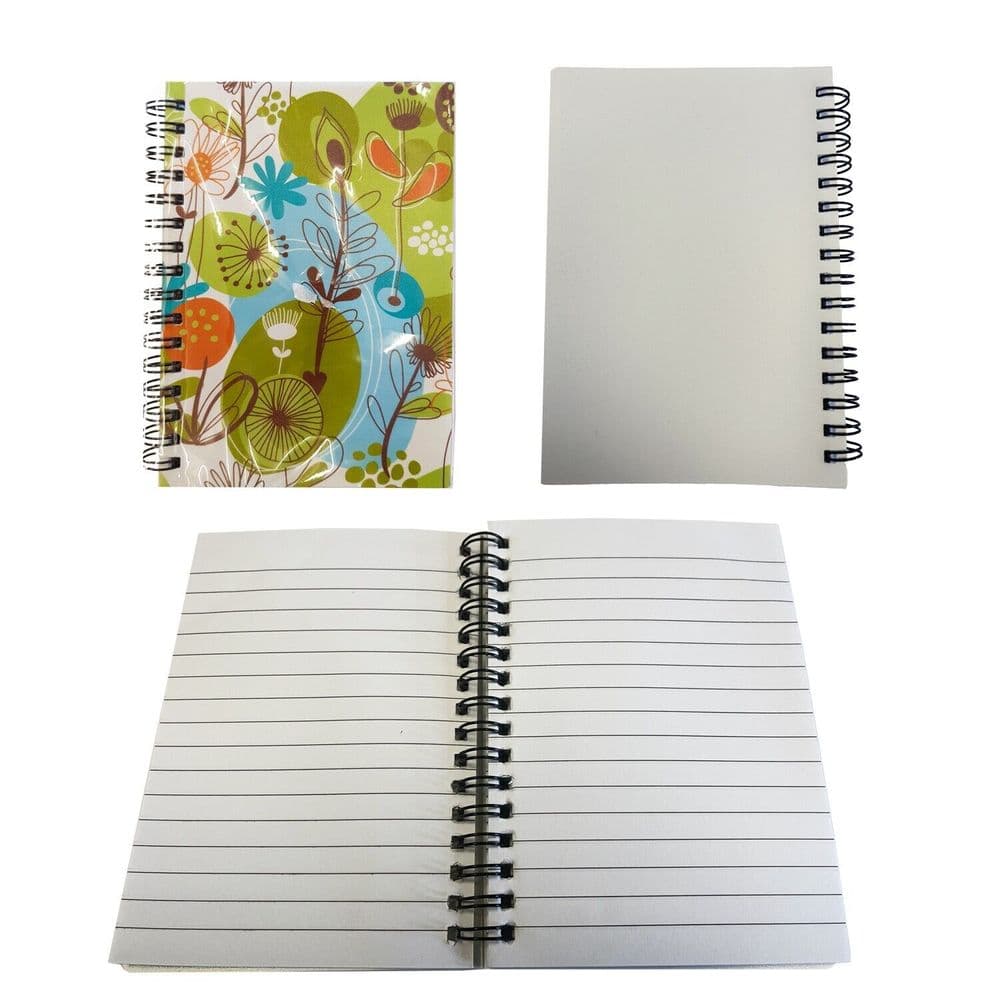 4 x RULED NOTEBOOKS LINED NOTE PAD WRITING LIST PAPER A6 office ...