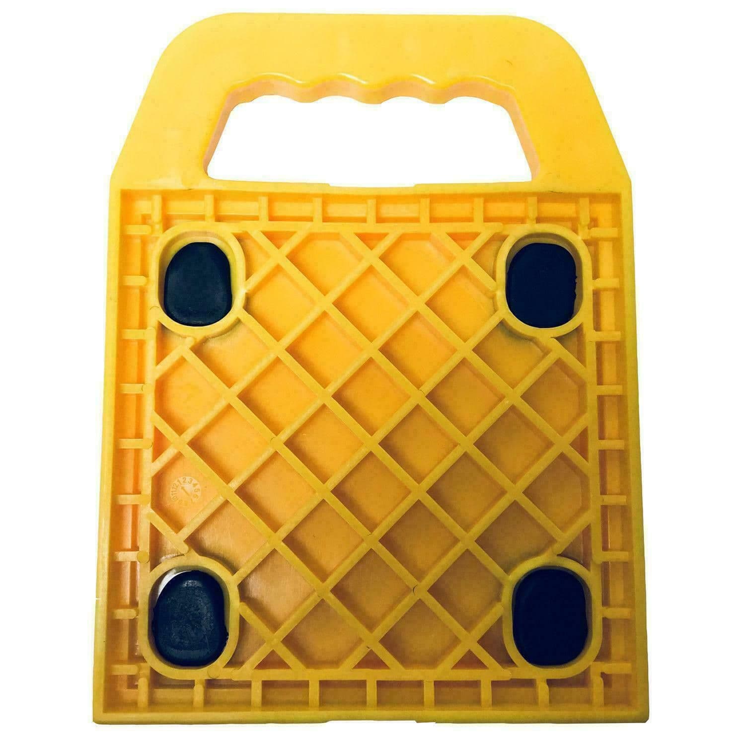 4 x SQUARE CARAVAN RV JACK PADS SUPPORT STABILISER LEVELLING PLATES ...
