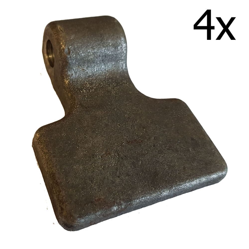 4 x WELD ON SPADE HINGES 1032/001 trailer truck horsebox van lorry wagon
