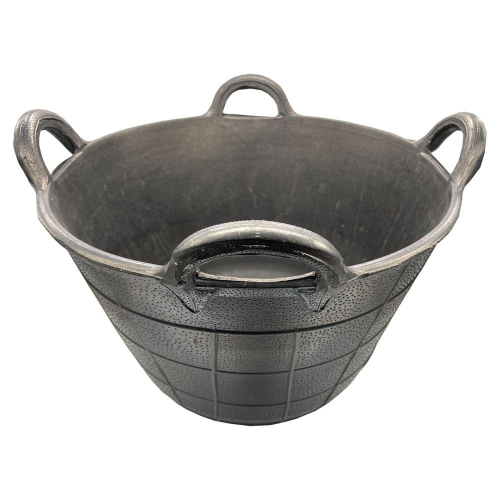 40 Litre Rubber Skip Feed Bucket Tub Water Trough cattle horse ...