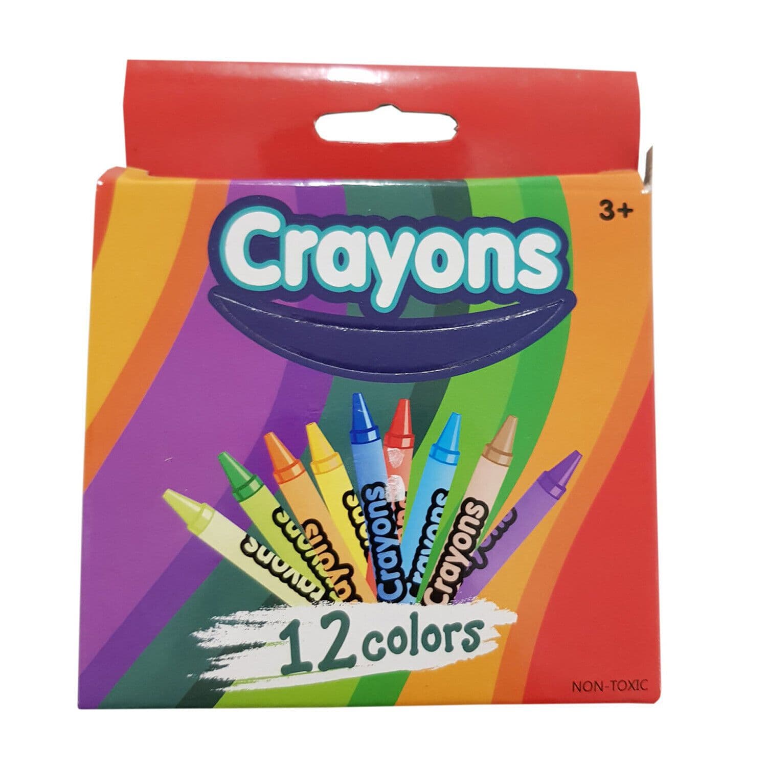 48 x WAX CRAYONS CHILDRENS KIDS PARTY colour colouring crayon drawing