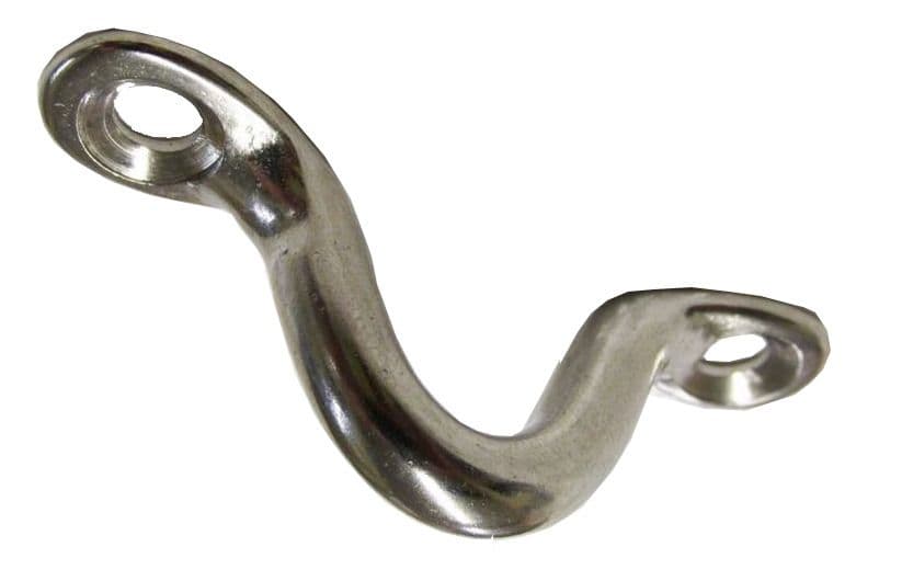 4mm STAINLESS STEEL MARINE WIRE EYE STRAP deck rope boat yacht trailer