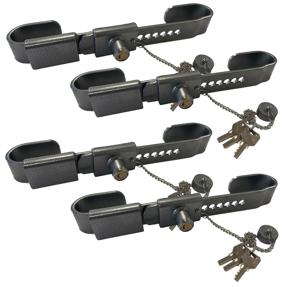 4x Shipping Container Security Lock Adjustable 23-34cm Heavy Duty ...