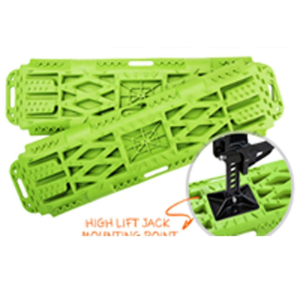 4x4 10T Recovery Tracks Traction Grip Board Sand Mud Snow Pads Green ...
