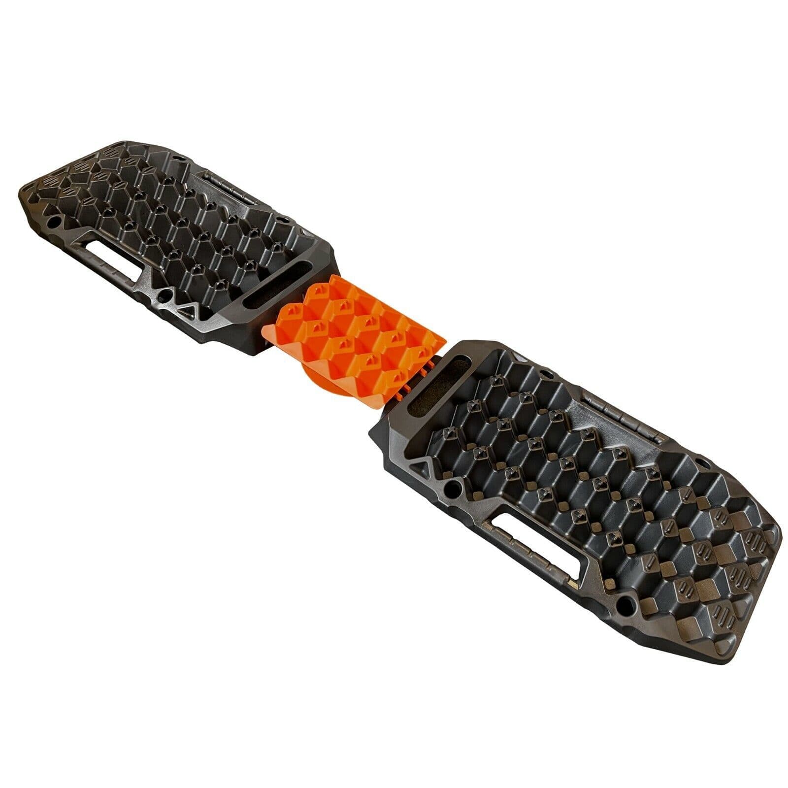4x4 Foldable Traction Recovery Tracks Black Collapsible Snow Sand With ...