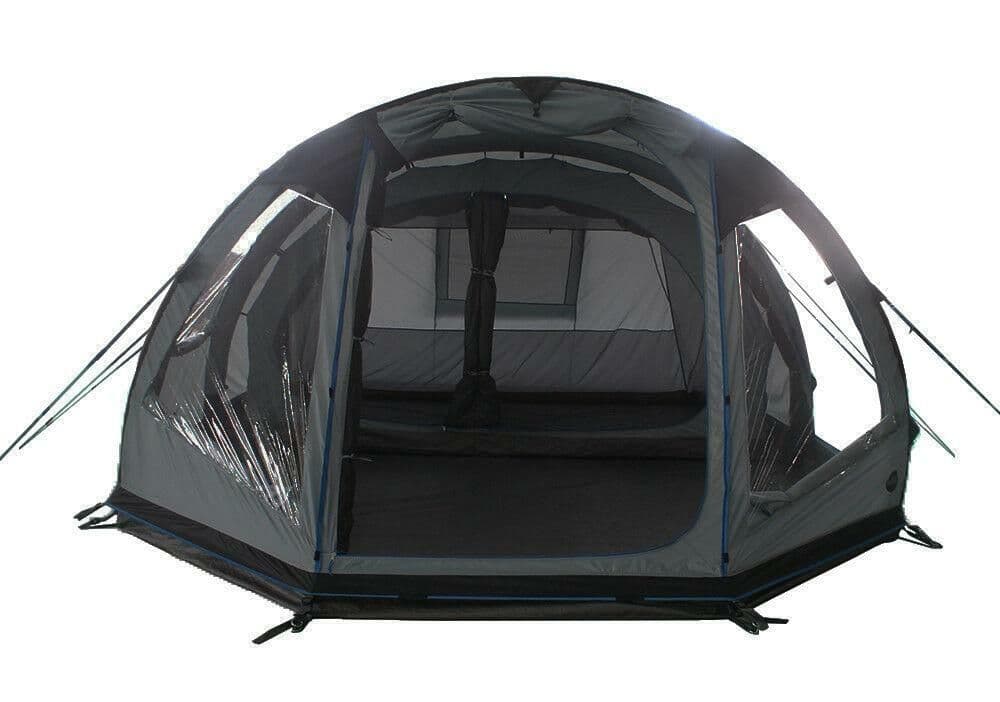 5 person AIR TENT INFLATABLE BEAMS TUNNEL CAMPING TENT with BEDROOM blow up
