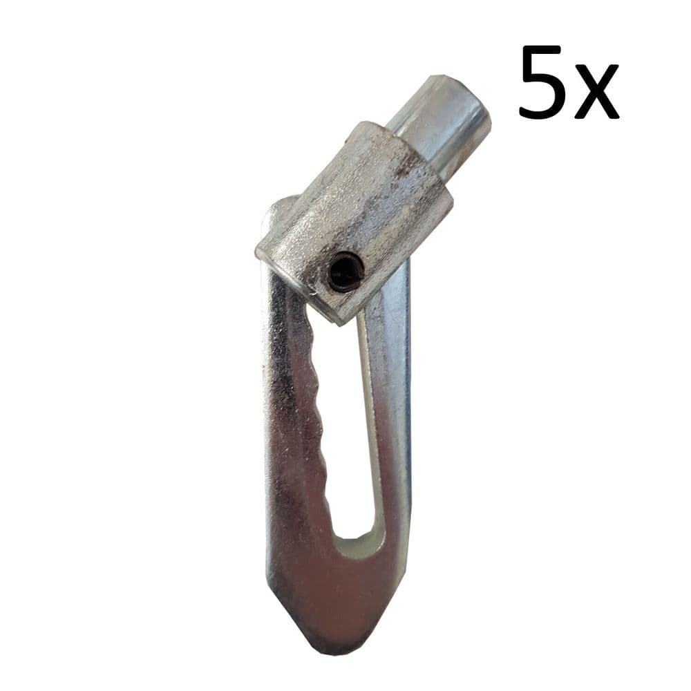 5 x 12mm x 12mm WELD ON ANTI LUCE FASTENER PINS trailer truck drop lock ...