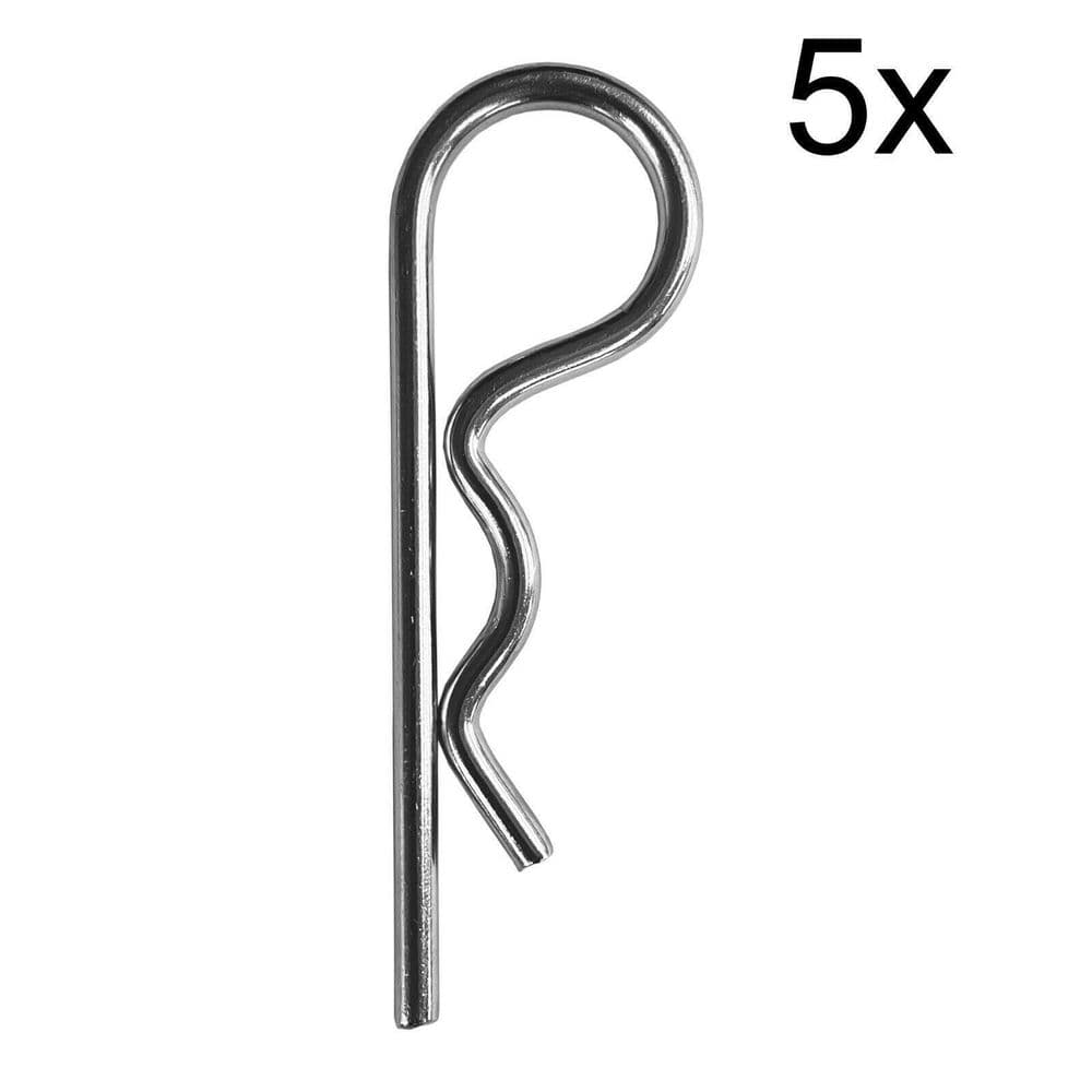 5 x 2mm x 48mm STAINLESS STEEL R CLIPS marine yacht rigging boat clip pin