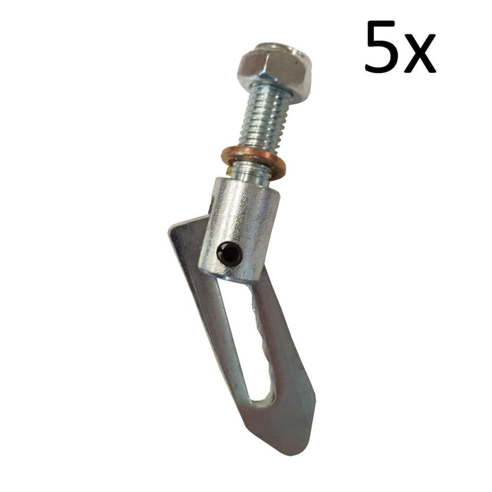 5 x ANTI LUCE PINS 12mm x 35mm drop lock trailer tailgate fastener horsebox
