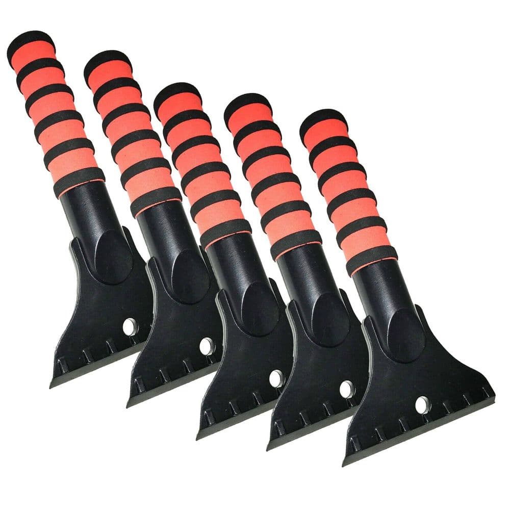 5 x Car Windscreen Ice Scraper Windshield De Icer Frost Remover Soft ...