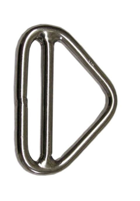 5MM x 45MM Stainless Steel Double Bar Triangular Ring