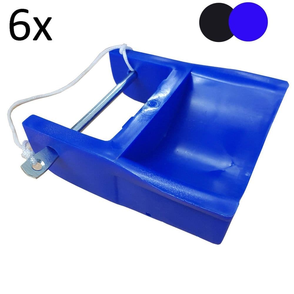 6 3 pair x POLE TYPE JUMP CUPS with PIN equestrian horse showjumping ...