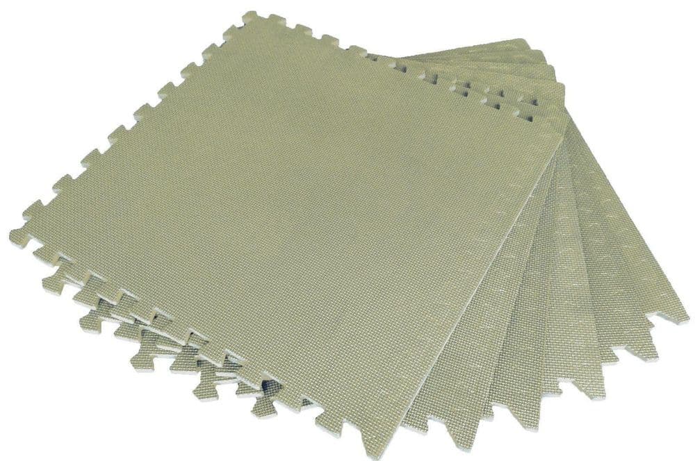 6 x GREY AWNING CARPET FLOOR EVA MATS OUTDOOR TILES caravan camping gym ...