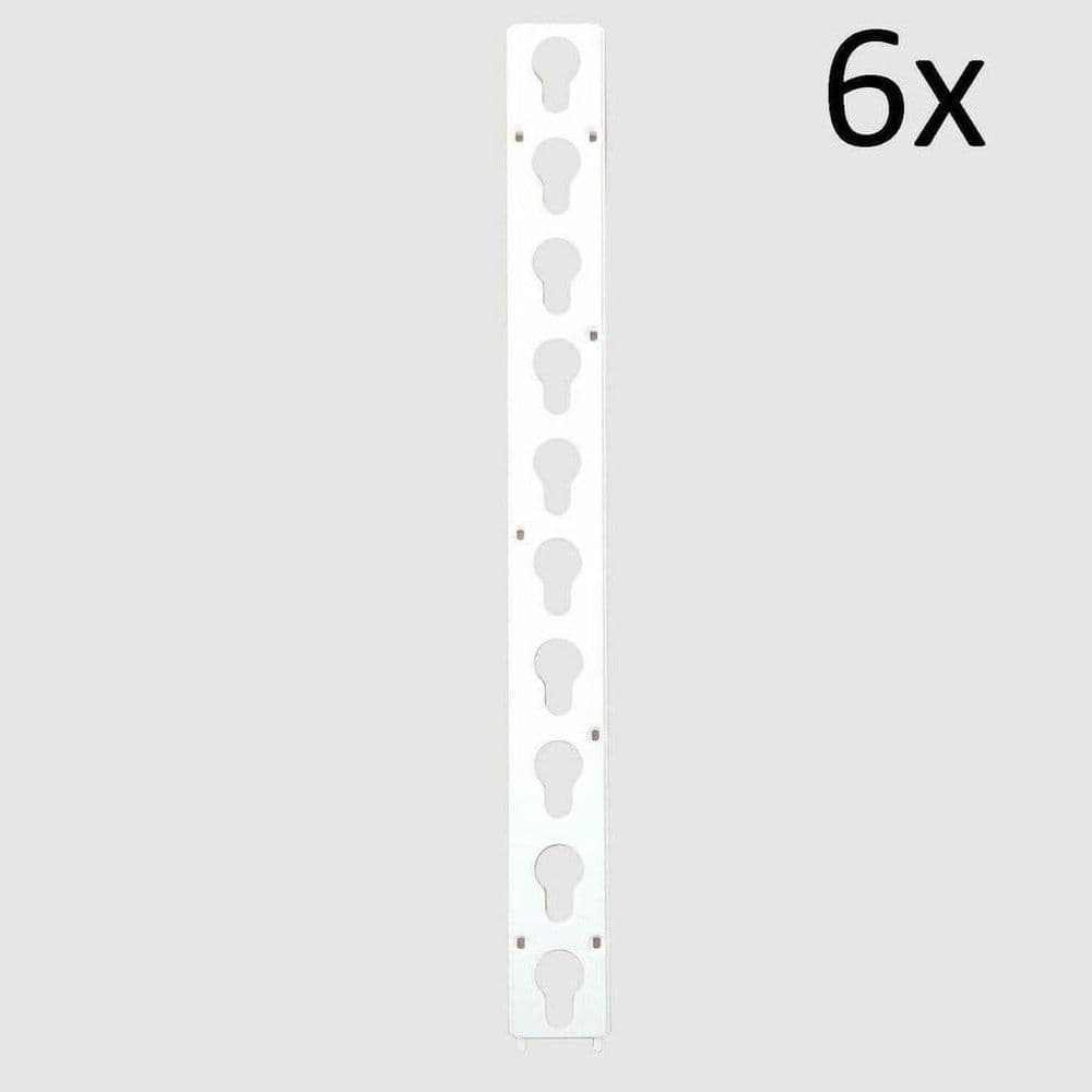 6 x KEYHOLE RAIL TRACKS equestrian horse pole showjumping tracks for ...