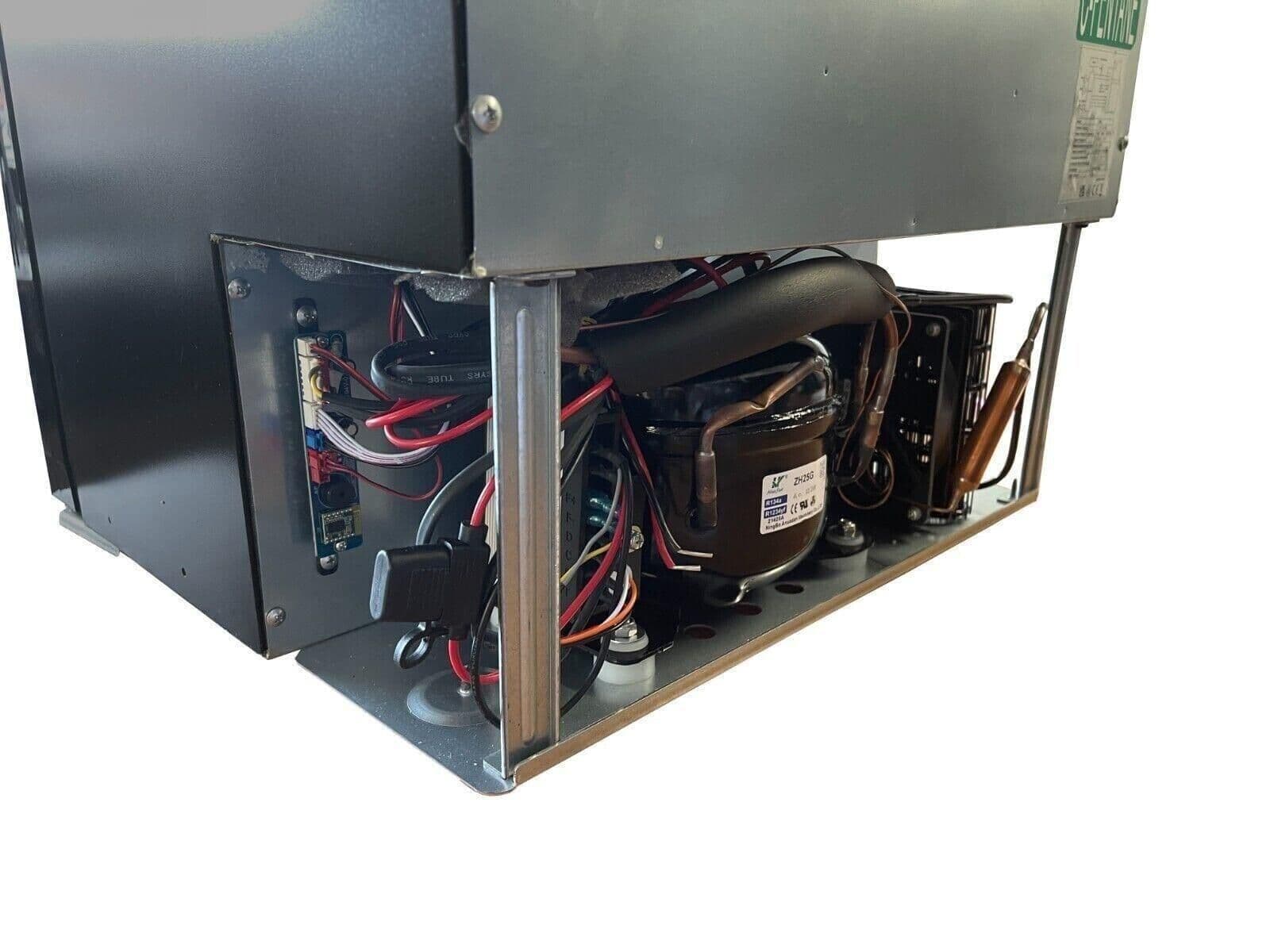 65L Black 12v 24v Compressor Fridge Freezer boat caravan campervan VW ...