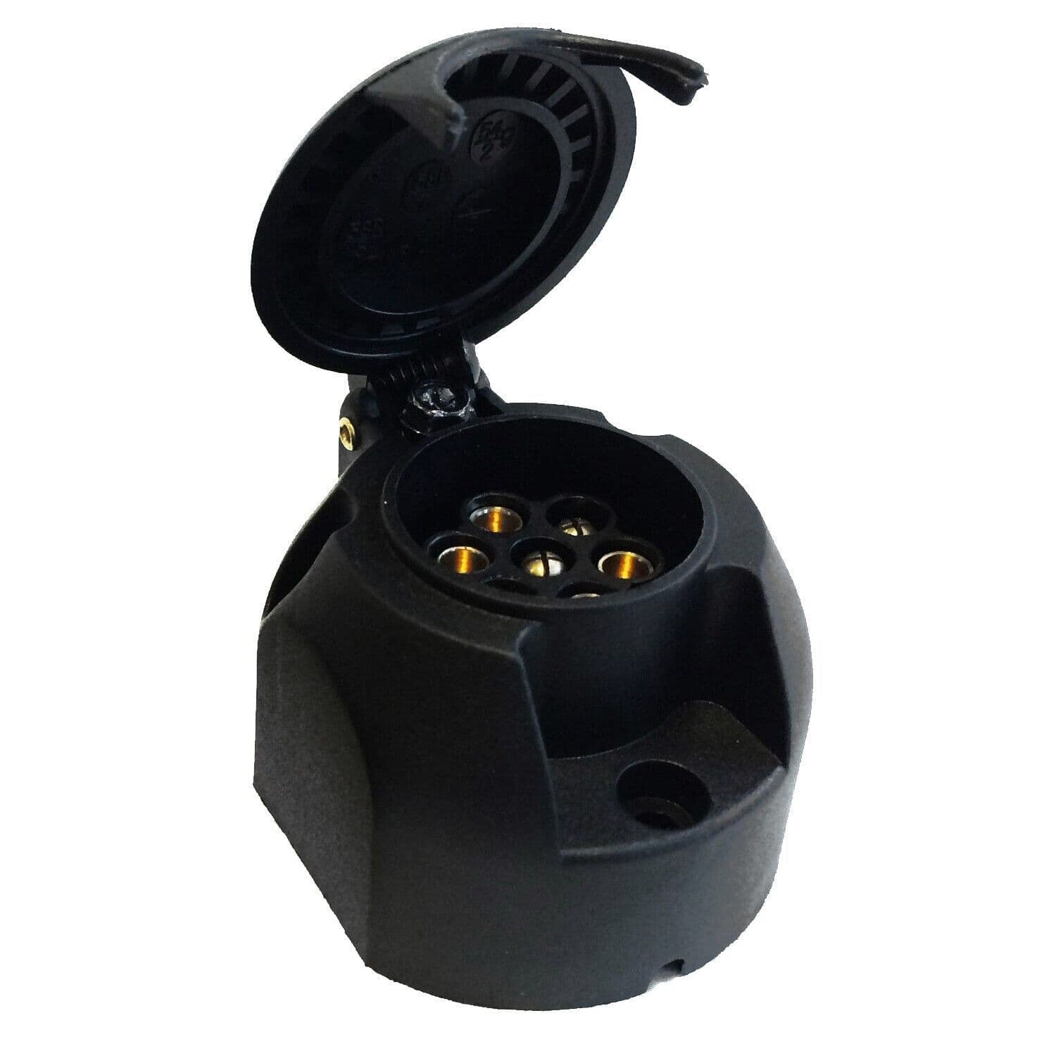 7 Pin Plug & Socket Caravan Trailer Light Board Horsebox Electrics ...