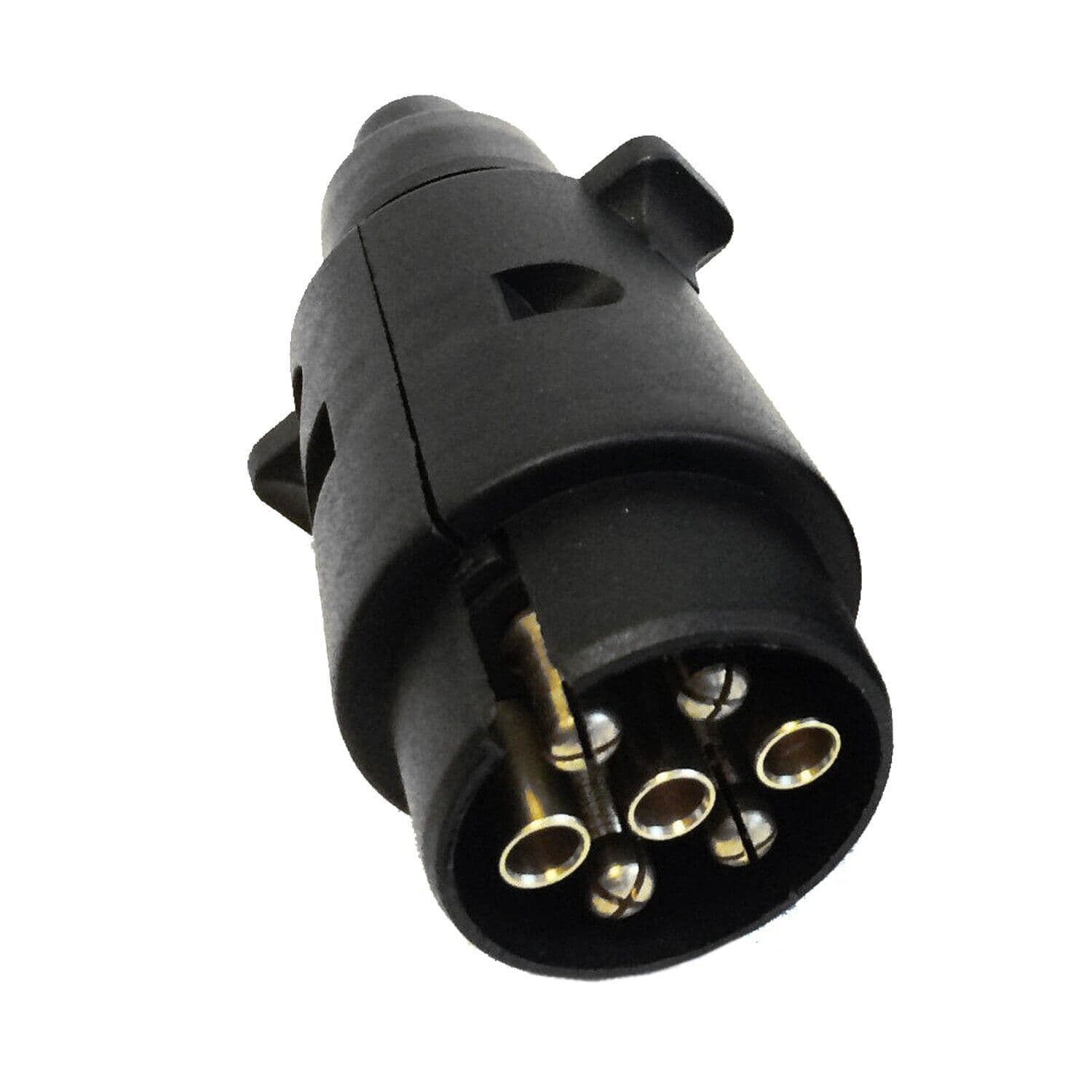 7 Pin Plug & Socket Caravan Trailer Light Board Horsebox Electrics ...