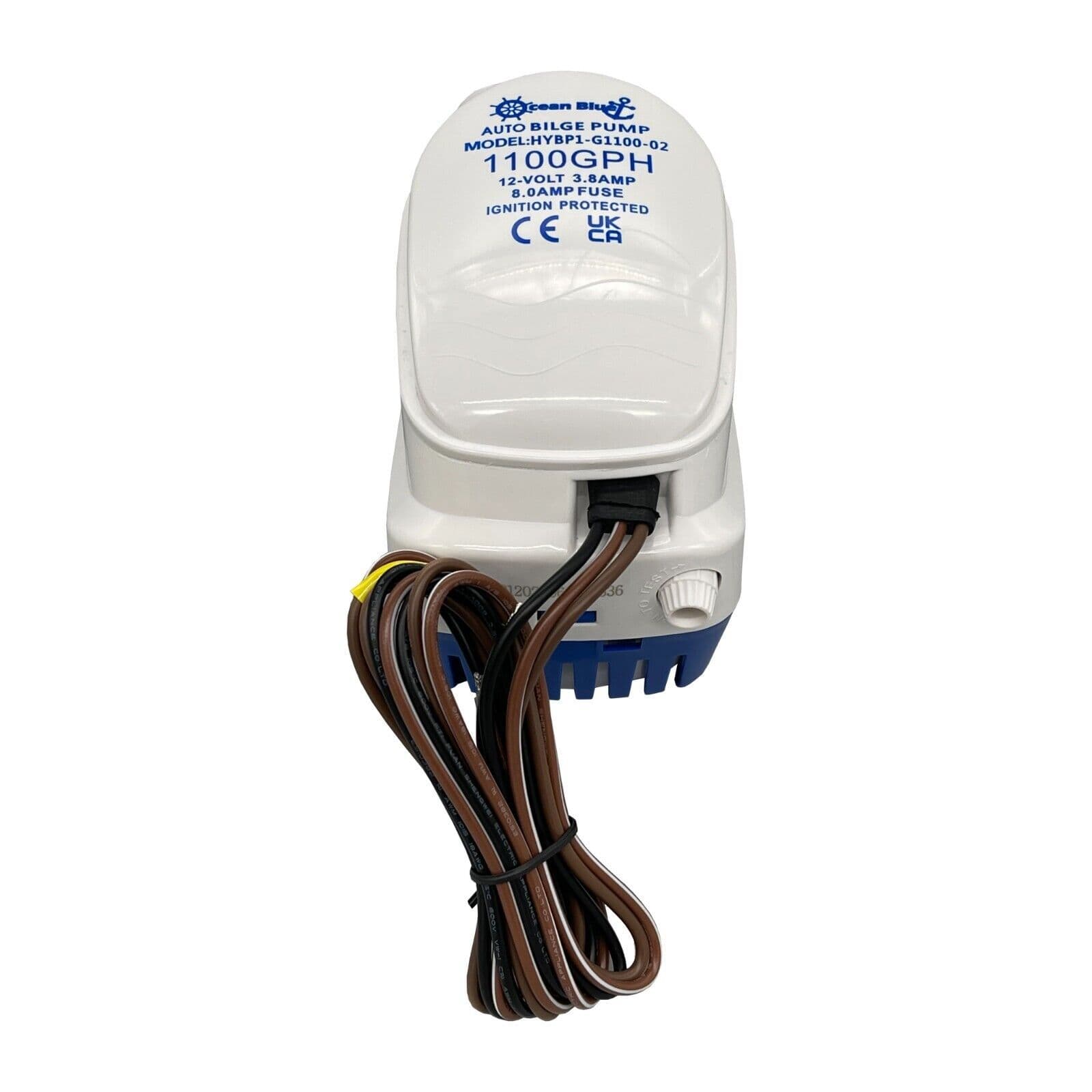 750GPH 12v Ocean Blue Marine Automatic Auto Bilge Pump boat yacht ...