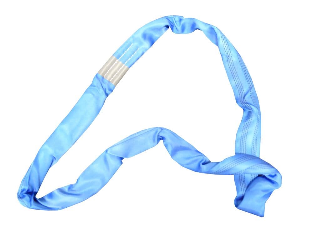 8 Tonne x 8 metre BLUE Round Sling To EN-1492-2 cargo lifting recovery ...