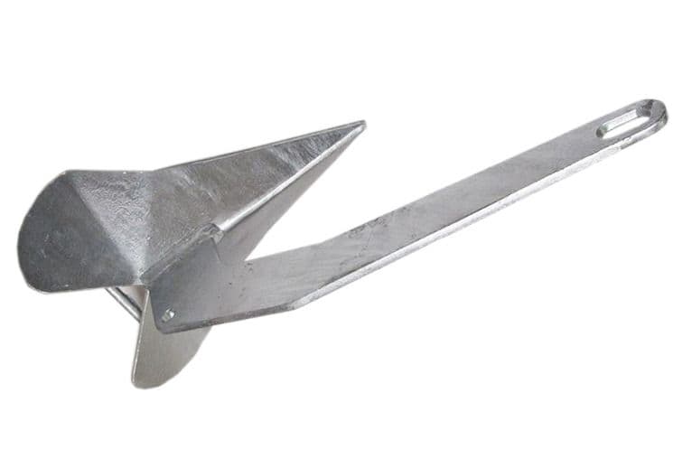 8kg GALVANISED PLOW DELTA SEA ANCHOR marine boat yacht fishfarm