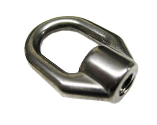 8mm STAINLESS STEEL MARINE GUARDRAIL EYENUT yacht rigging eye boat