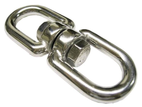 8mm STAINLESS STEEL MARINE SWIVEL EYE EYE boat yacht chain rope deck