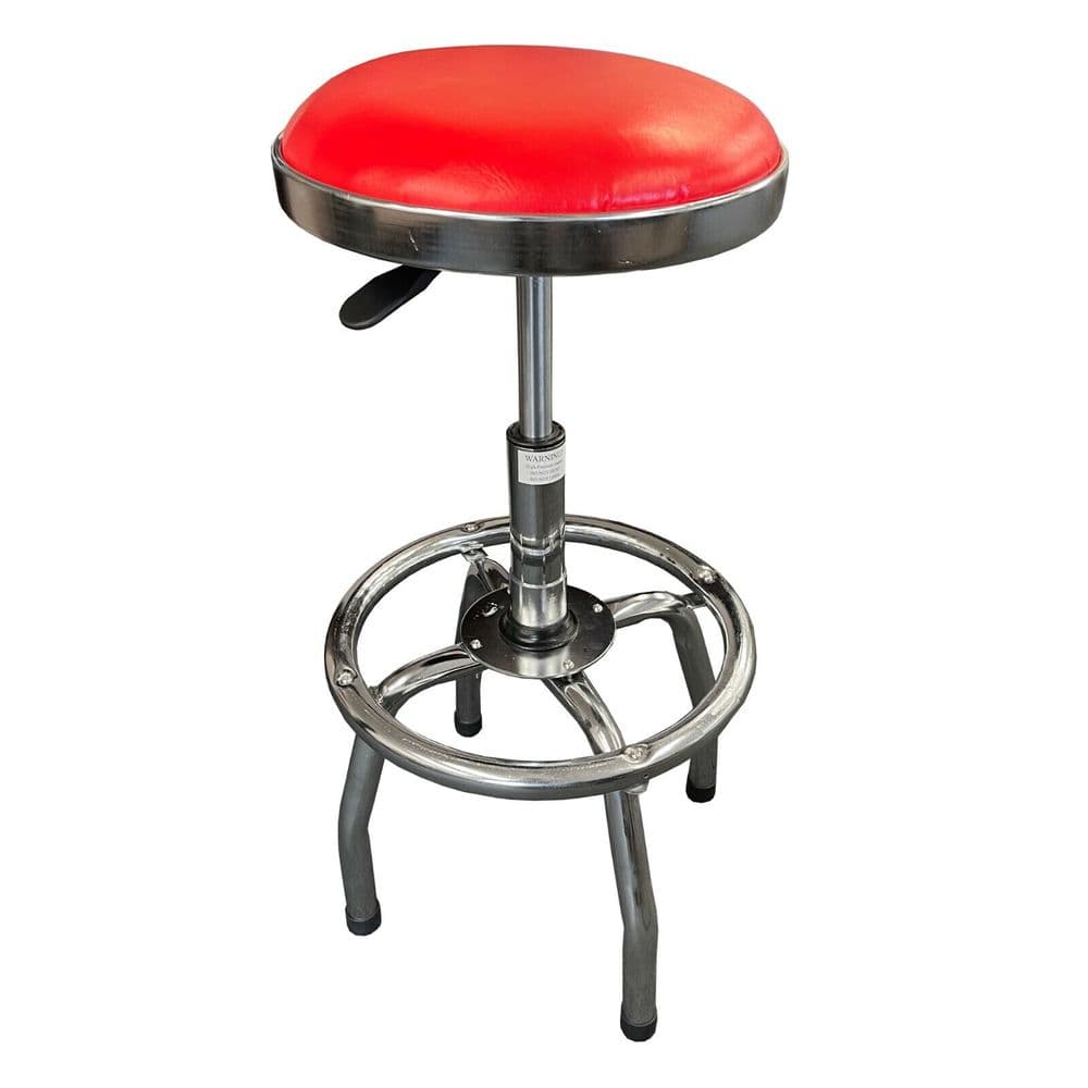 Adjustable Mechanics Garage Padded Bar Stool Workshop Seat TAS1602 ...